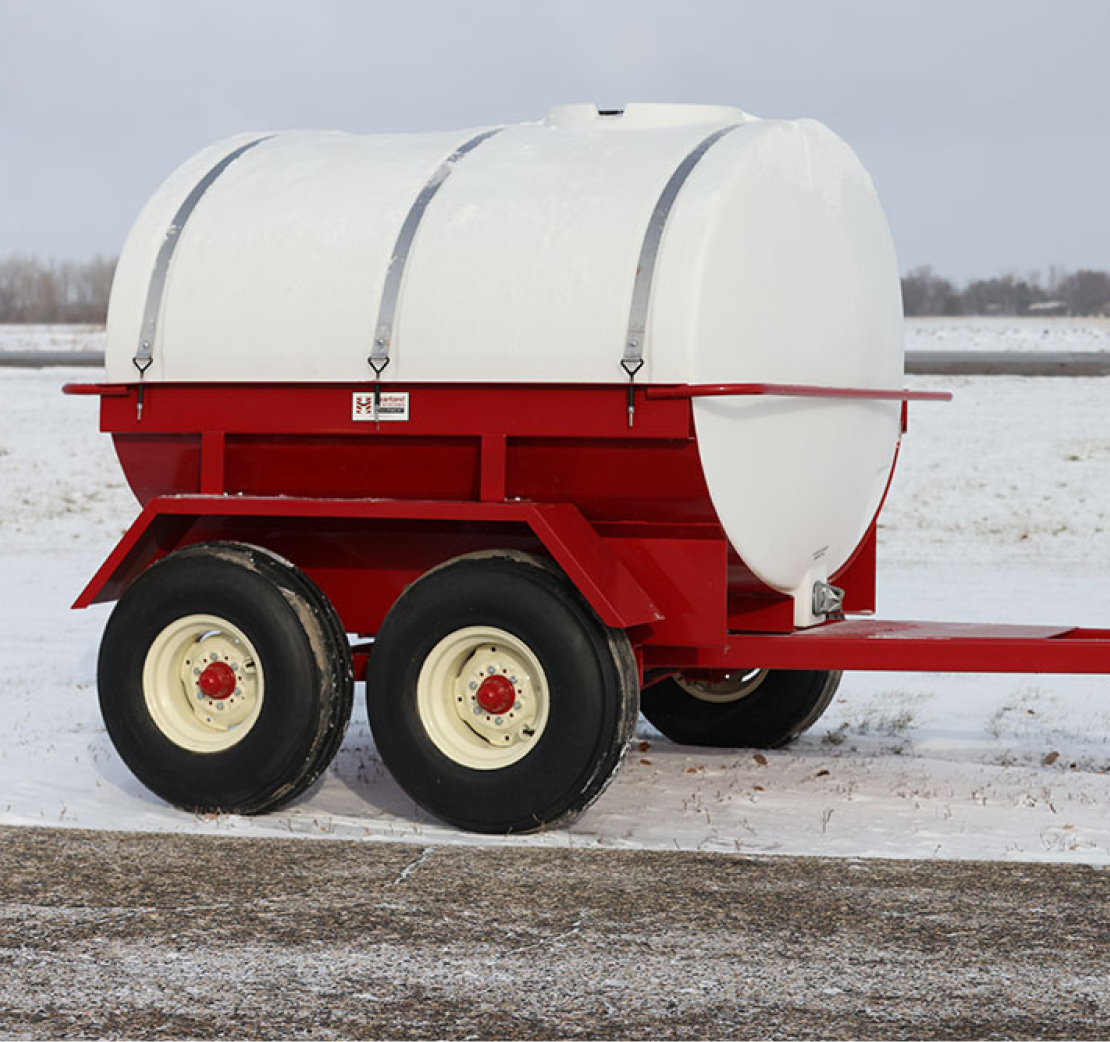 Heartland AG Systems Equipment | Tandem Axle Trailer With Storage Rack